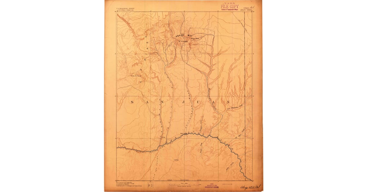 1890s Maps of Shiprock Agency | Pastmaps