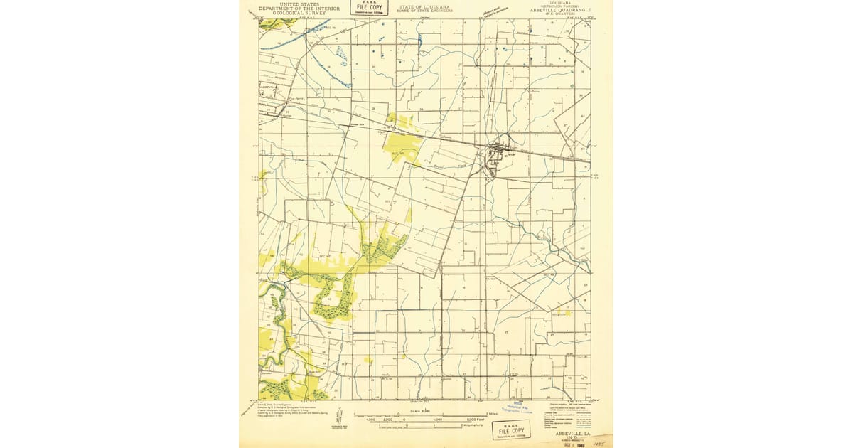 Old Maps of Henry Gas Trading Hub, Vermilion Parish for Hiking ...