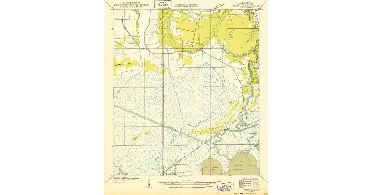 Old Maps of Vermilion Parish, LA for Genealogy | Pastmaps