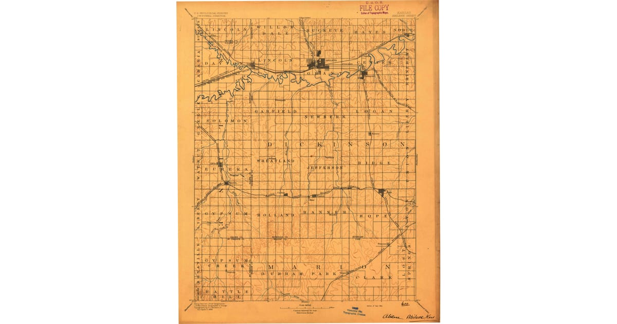 1890s Maps of Chapman, KS | Pastmaps