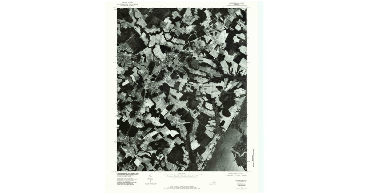 1978 Map of Accomac, VA — High-Res | Pastmaps
