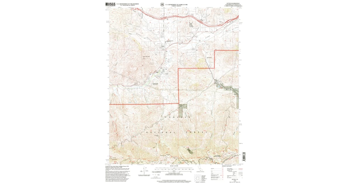 1990s Maps of Ravenna, CA | Pastmaps