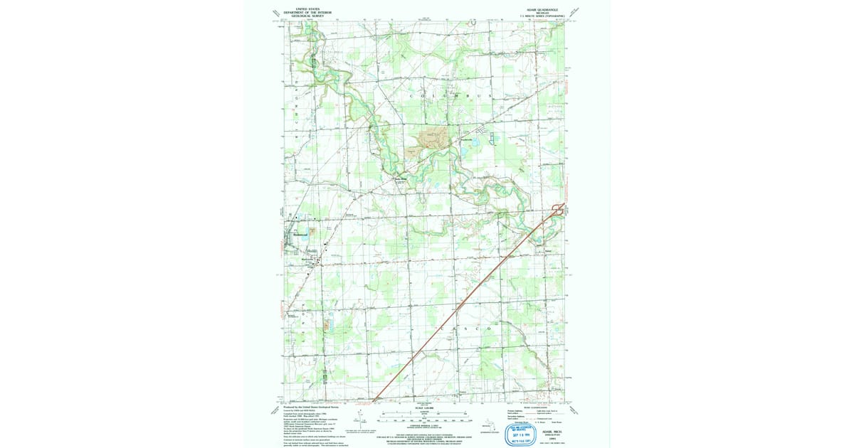 1990s Maps of Macomb County, MI | Pastmaps