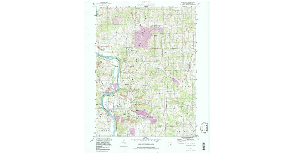 1990s Maps of Gilbert, OH | Pastmaps