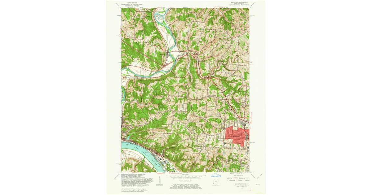 1960s Maps of Hamilton County, OH | Pastmaps