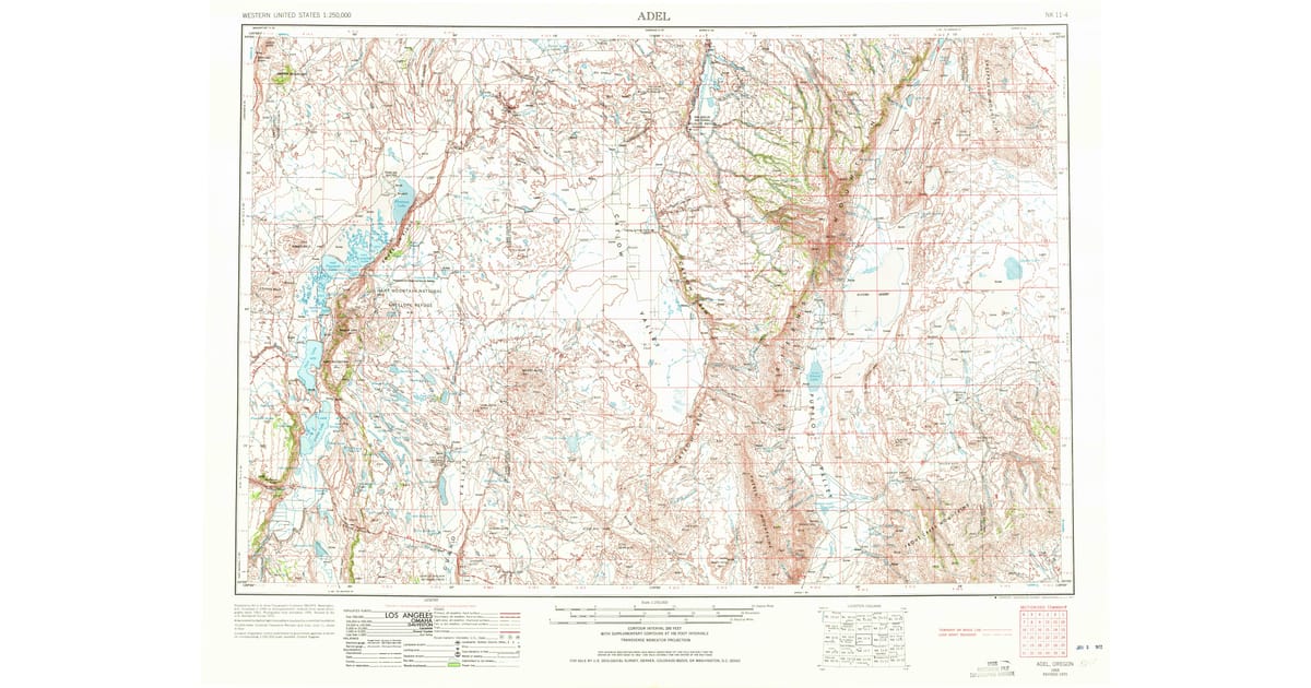 Old Maps of Adel, OR | Pastmaps