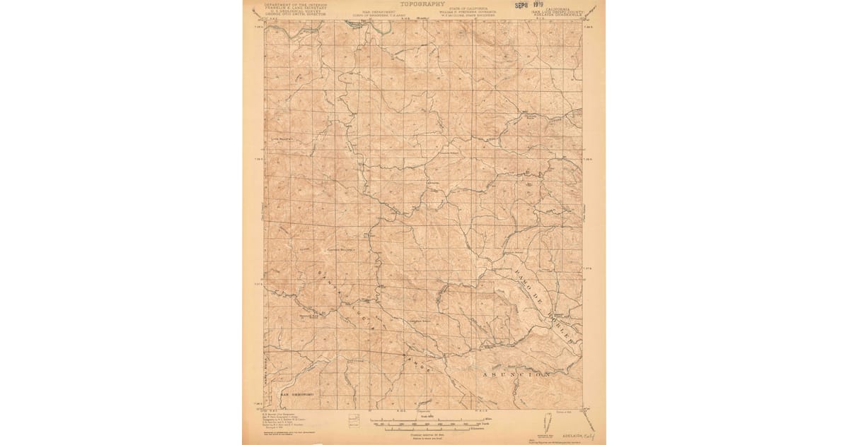 Old Maps of Tri Counties, CA | Pastmaps