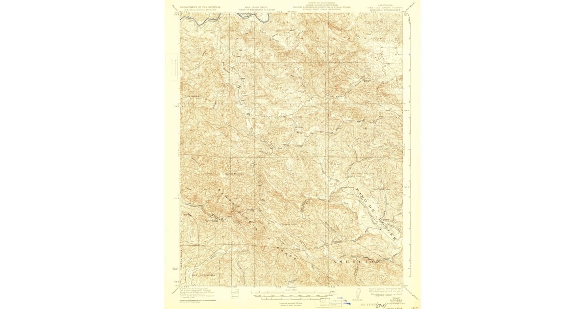 1930s Maps of San Luis Obispo County, CA | Pastmaps