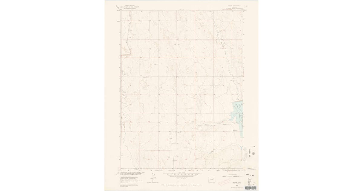1960s Maps of Adena, CO | Pastmaps
