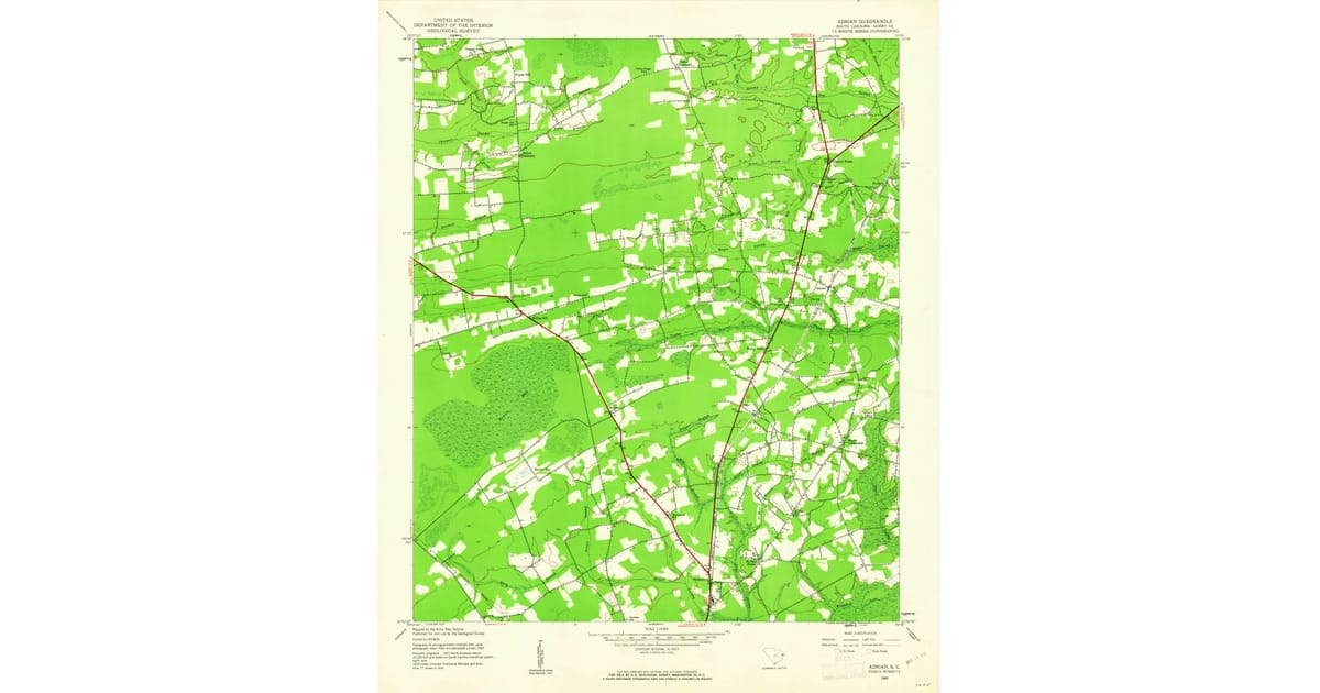Old Maps of Wisteria Woods, Horry County | Pastmaps