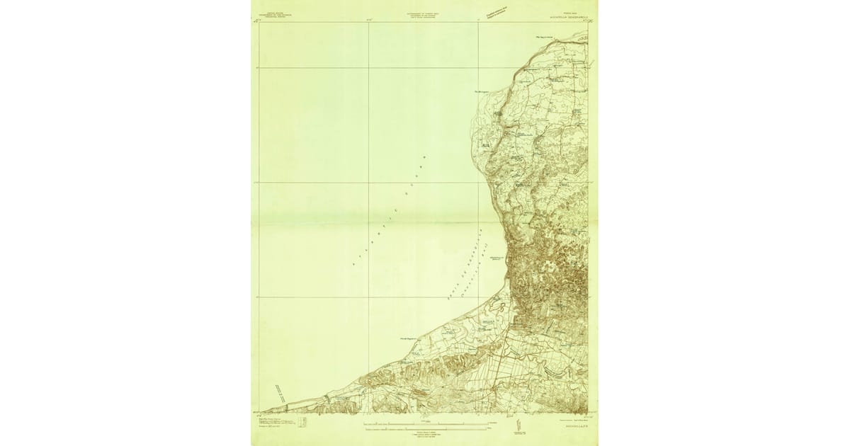 Old Maps of Corrales, Aguadilla for Metal Detecting | Pastmaps