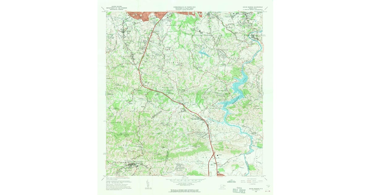 1960s Maps of Guaynabo, Guaynabo | Pastmaps