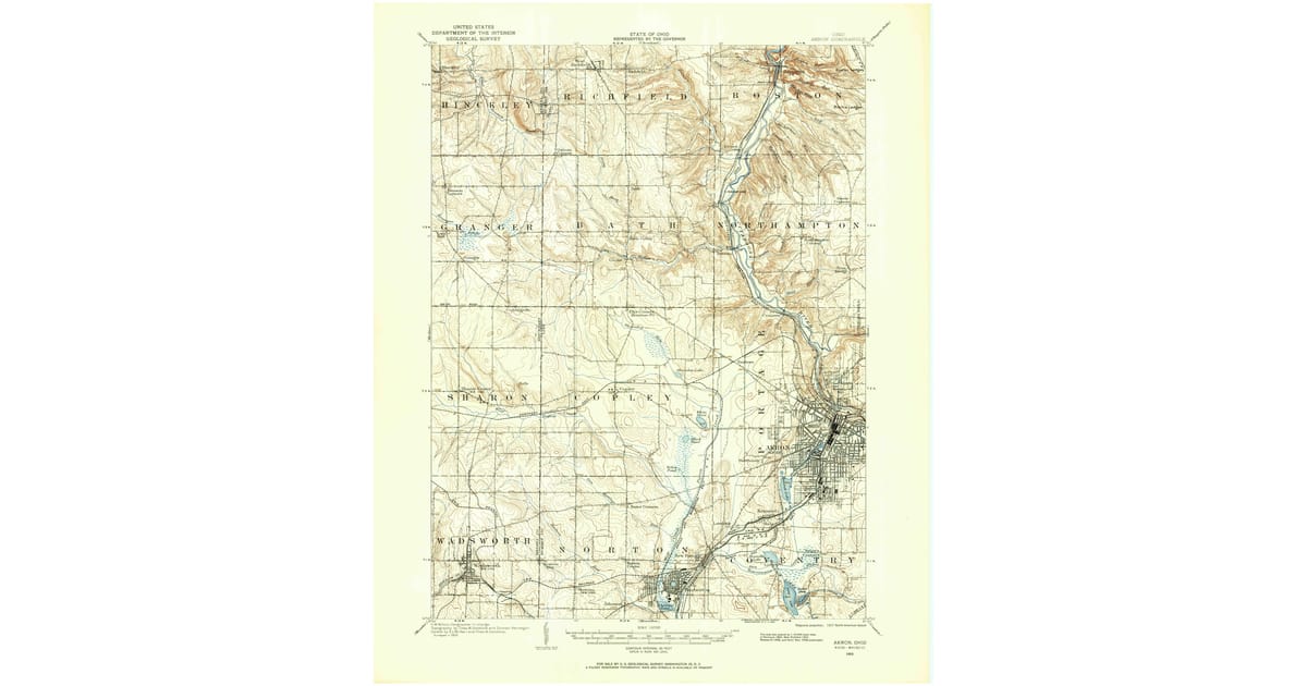 Old Maps of Granger Township, OH | Pastmaps