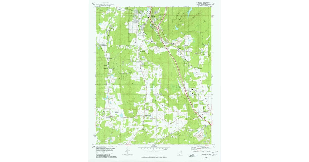 1980s Maps of Dargin, Calera | Pastmaps