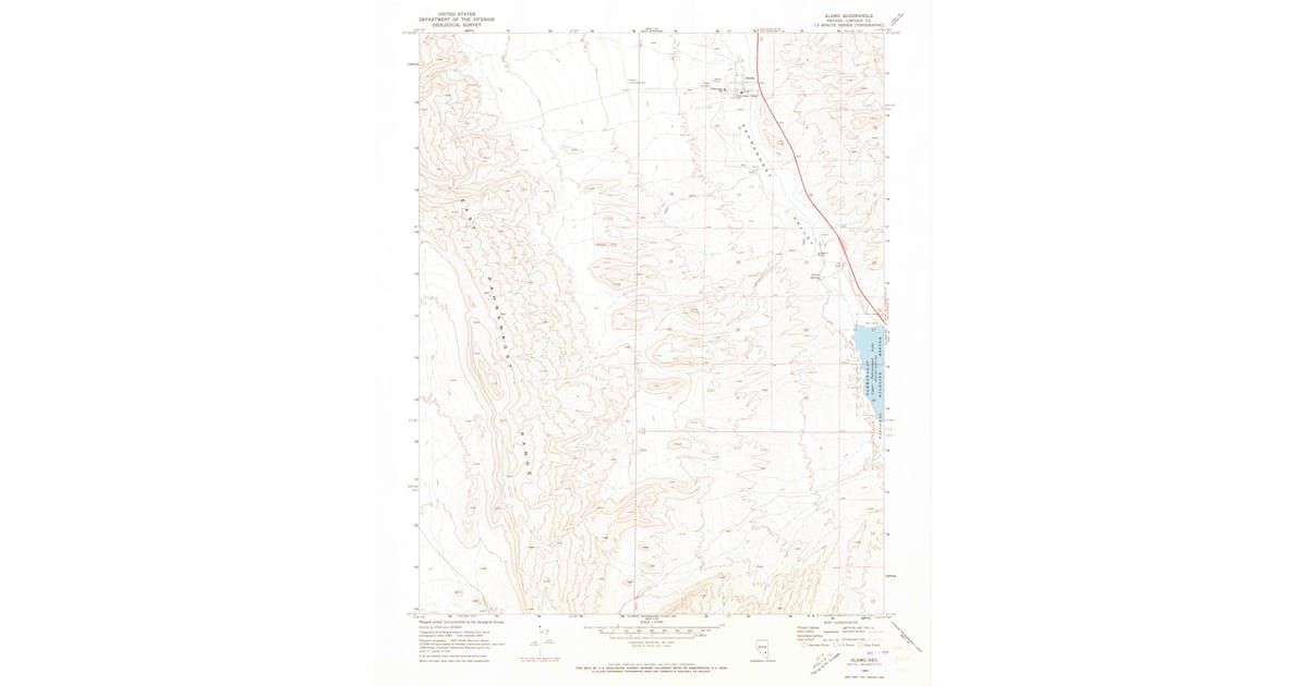 1969 Map of Alamo, NV — High-Res | Pastmaps