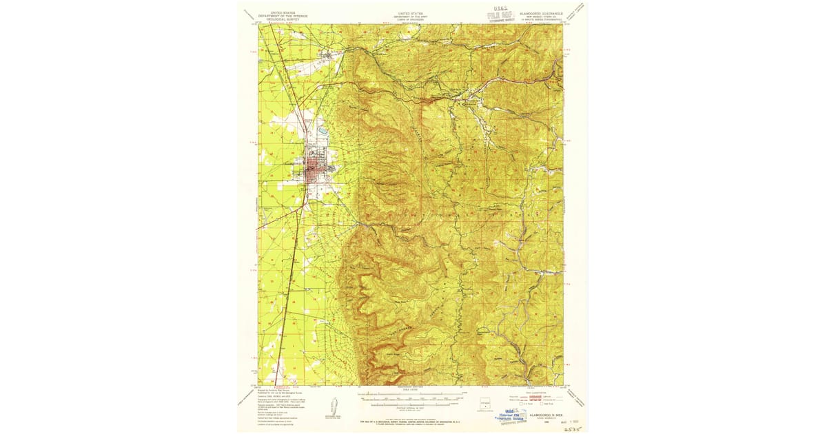 Old Historical Maps of Cloudcroft, NM | Pastmaps