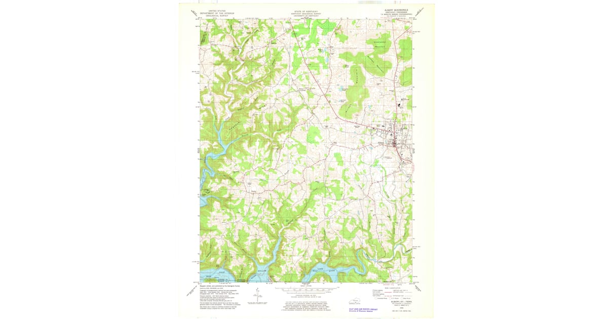 1970s Maps of Pickett County, TN | Pastmaps