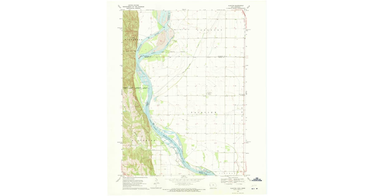 1969 Map of Albaton, Monona County, IA — High-Res | Pastmaps