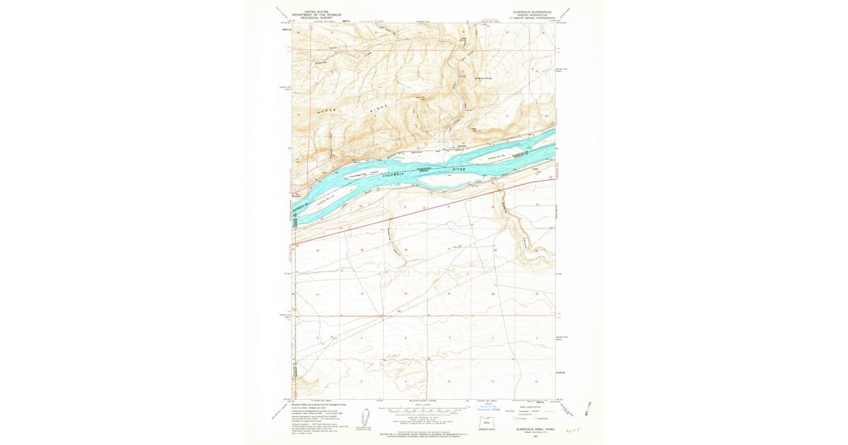 1960s Maps of Gilliam County, OR | Pastmaps