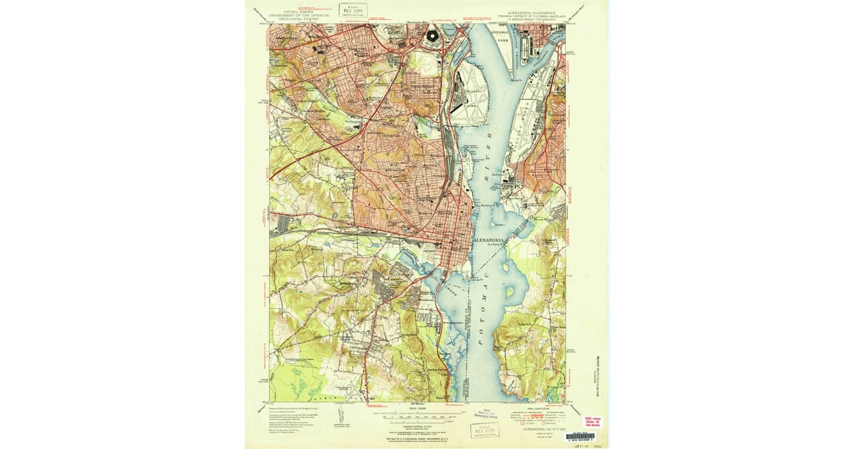 1950s Maps of Burgundy Village, Fairfax County | Pastmaps