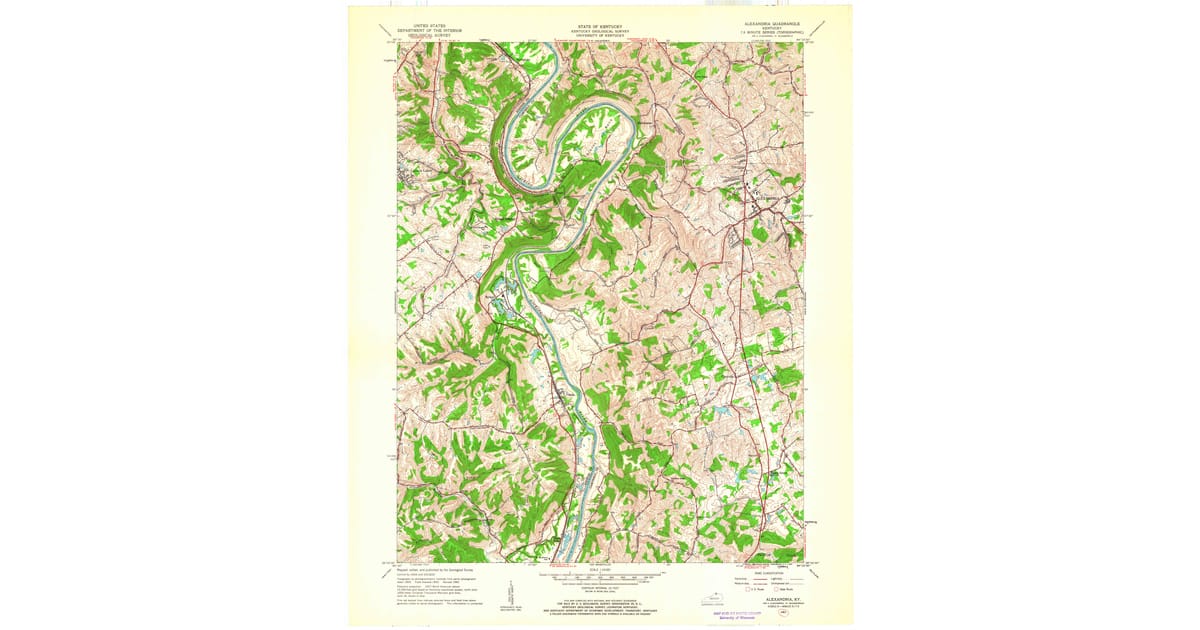 1960s Maps of Ryland Heights, KY | Pastmaps