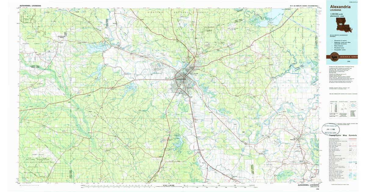 1980s Maps of Oasis, LA | Pastmaps