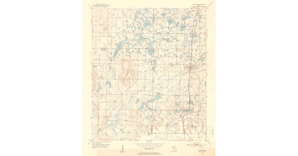 Old Maps of Alford, FL | Pastmaps
