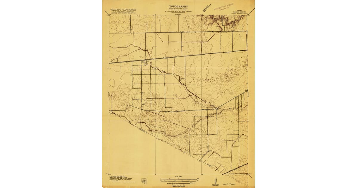 Old Maps of Piney Point Village, TX for Metal Detecting | Pastmaps