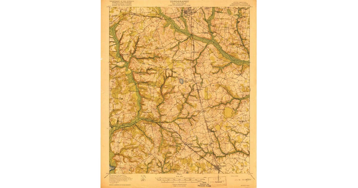 Old Maps of Appleton, SC for Hiking & Exploration | Pastmaps