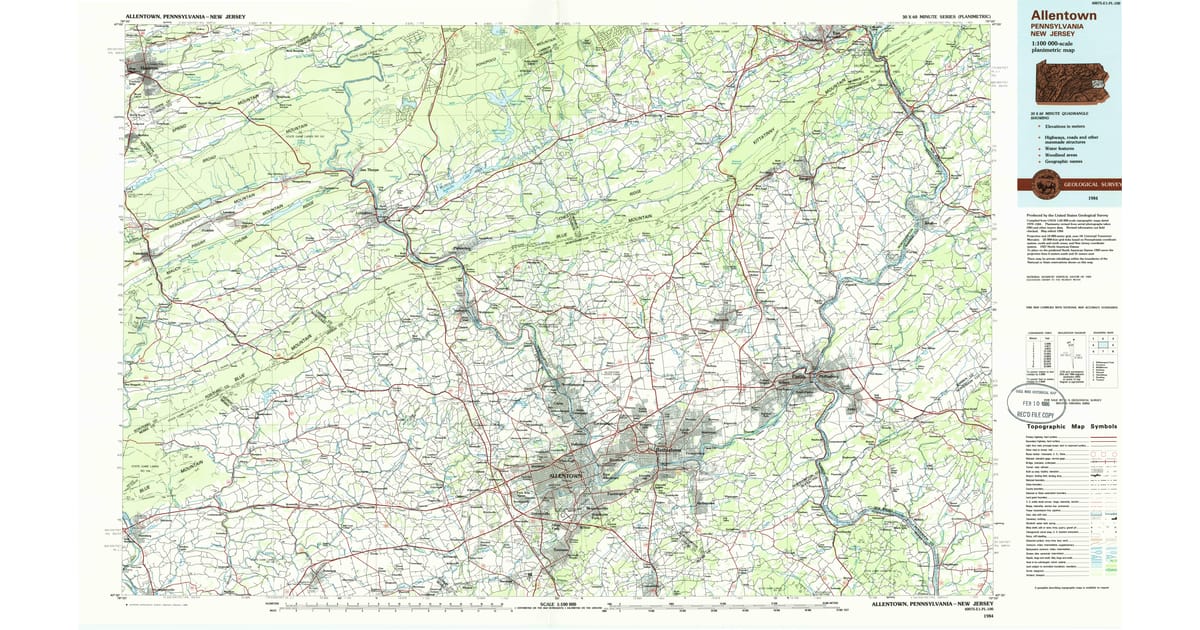 1980s Maps of Trout Creek, PA | Pastmaps