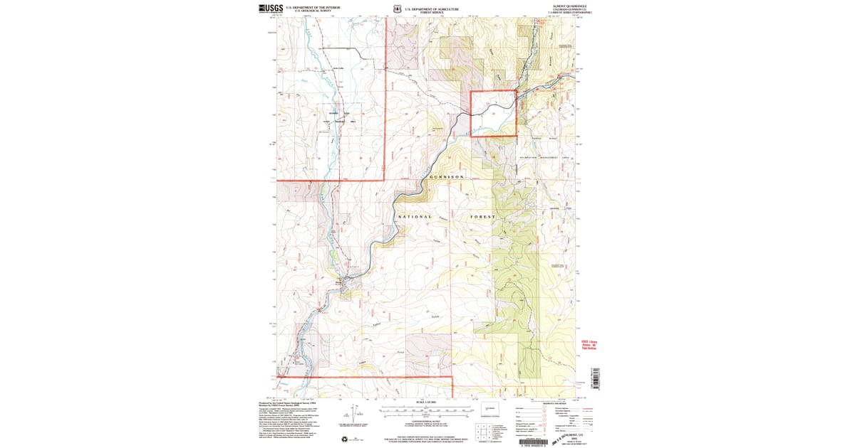 2000-2009 Maps of Gunnison County, CO | Pastmaps