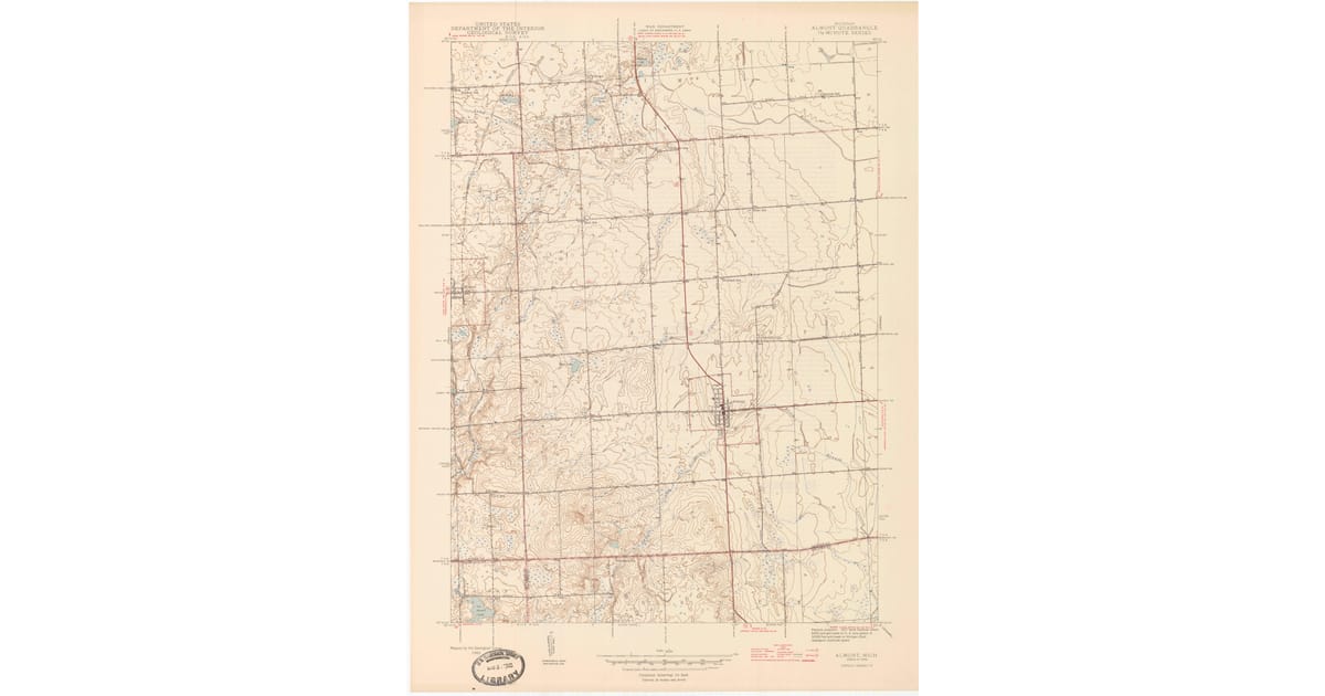 1940s Maps of Dryden, Dryden Township | Pastmaps