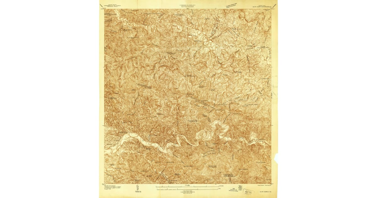 Old Maps of Naranjo, Moca for Academic Research | Pastmaps