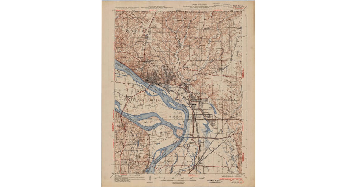 1934 Map of Alton, IL — High-Res | Pastmaps