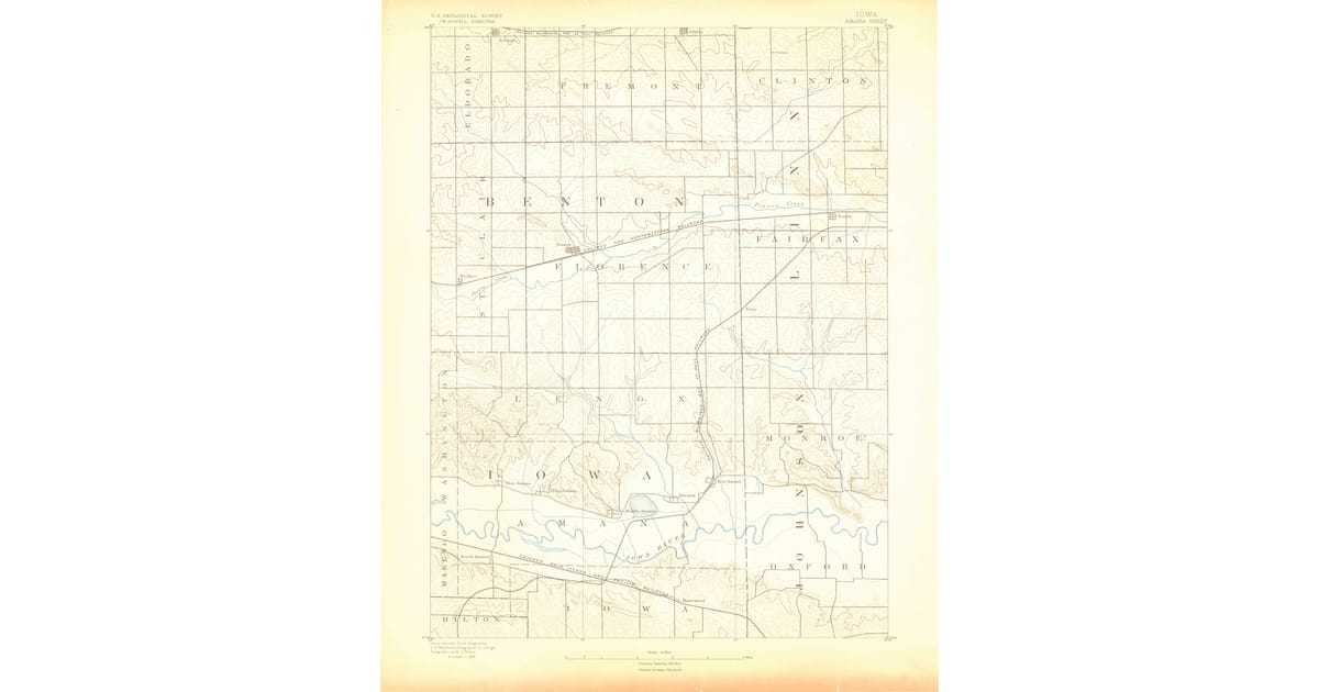 1880s Maps of Walford, IA | Pastmaps