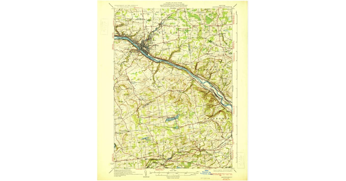 1930s Maps of Duanesburg, NY | Pastmaps