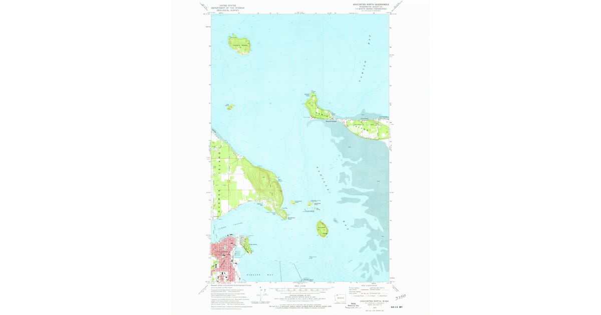 1970s Maps of Samish Island, WA | Pastmaps
