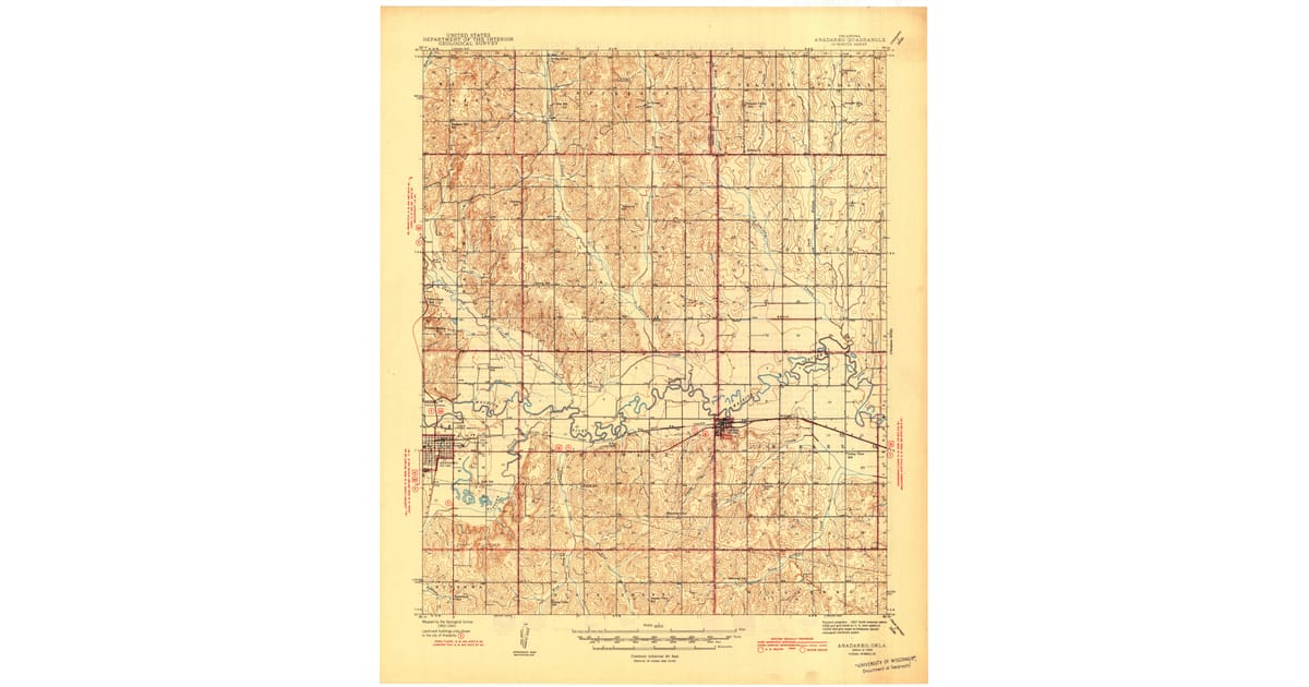 1940s Maps of Grady County, OK | Pastmaps