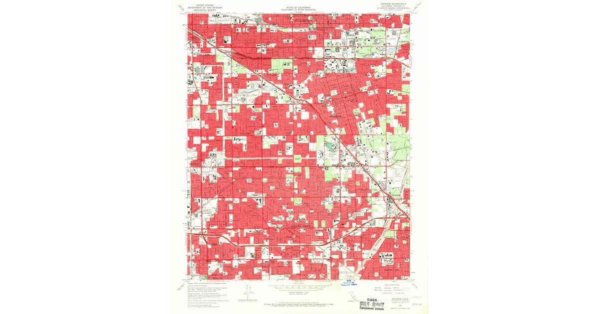 1965 Map of Anaheim, CA — High-Res | Pastmaps