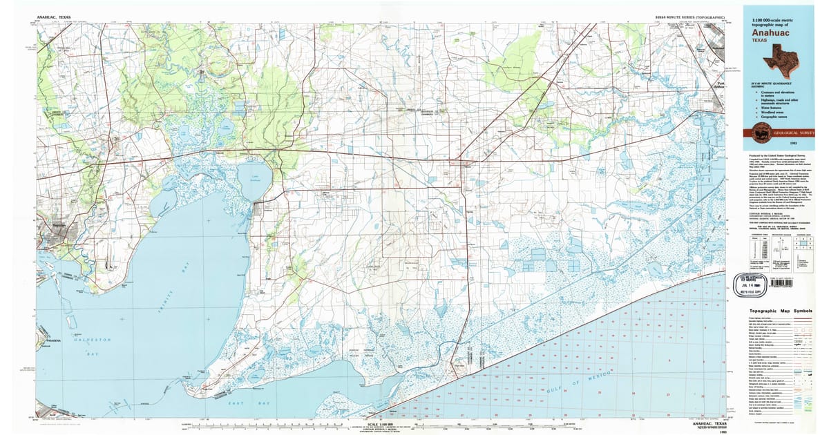 1980s Maps of Lovell Lake, TX | Pastmaps