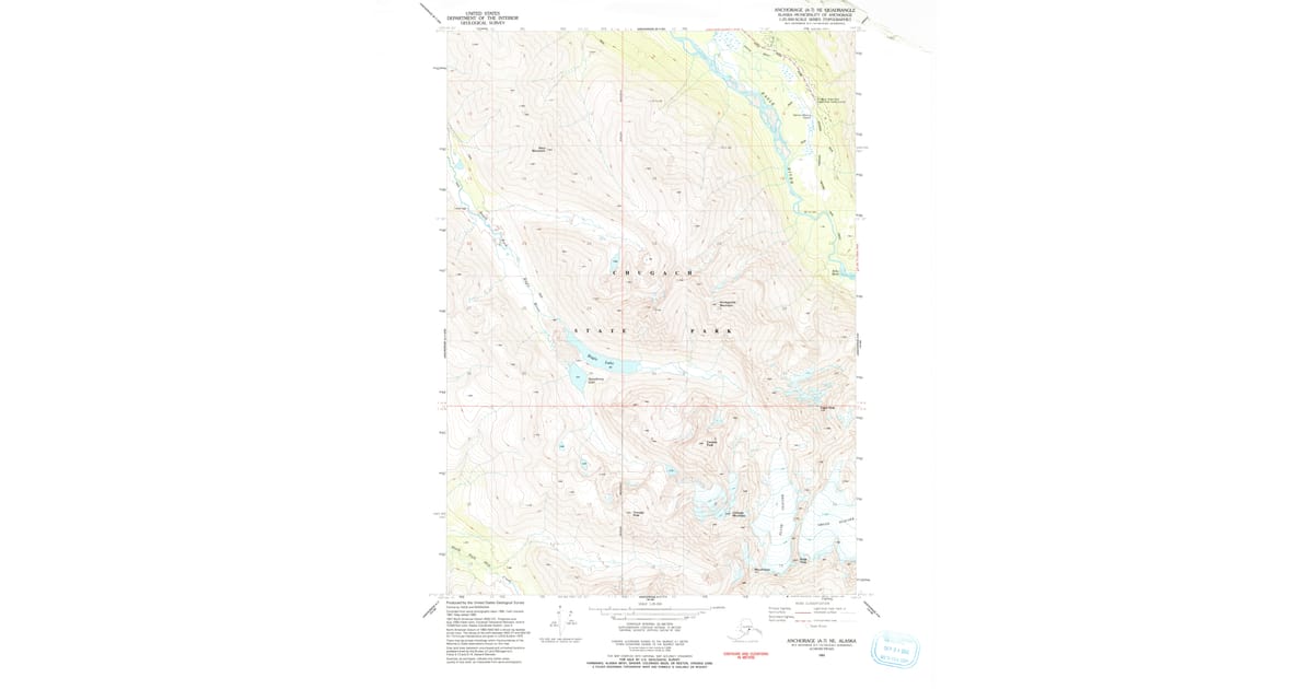 1990s Maps of Anchorage, AK | Pastmaps
