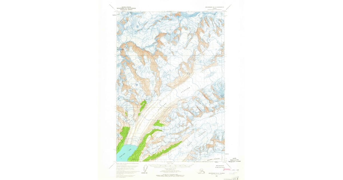 1960 Map of Anchorage B-2, Matanuska-Susitna Borough, AK — High-Res ...