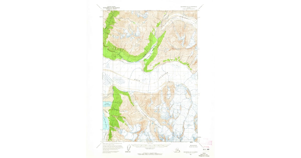 1960 Map of Anchorage B-4, Anchorage Borough, AK — High-Res | Pastmaps