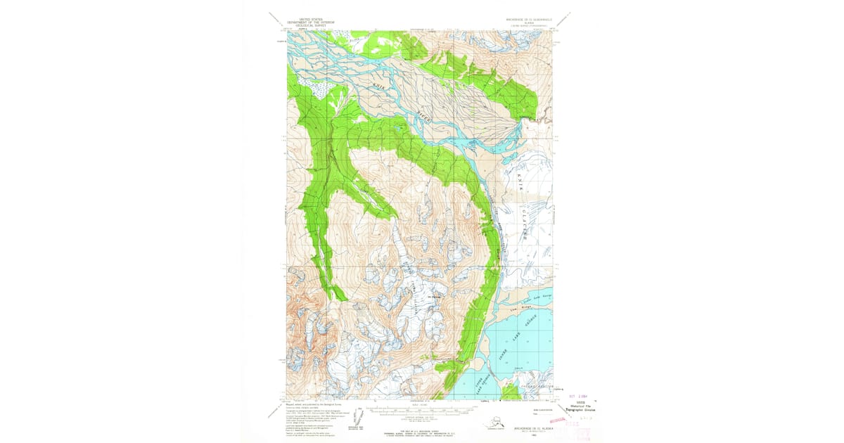 1960 Map of Anchorage B-5, Anchorage Borough, AK — High-Res | Pastmaps