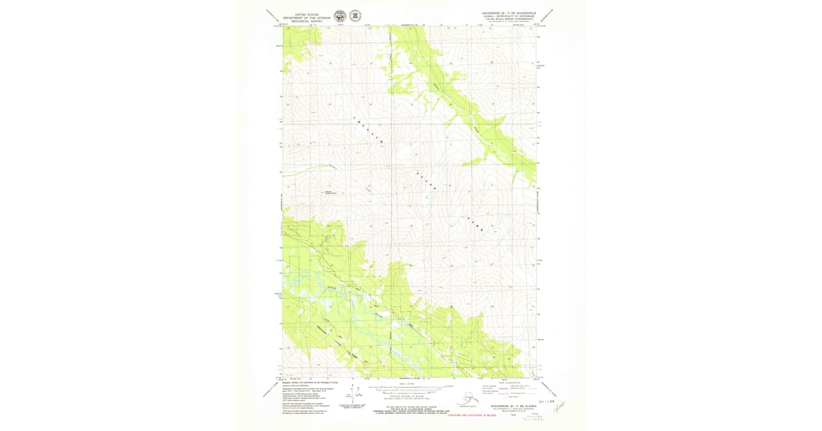 1970s Maps of Overlook Acres, Anchorage | Pastmaps