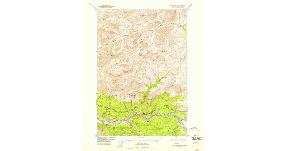 Old Maps of Matanuska-Susitna, AK | Pastmaps
