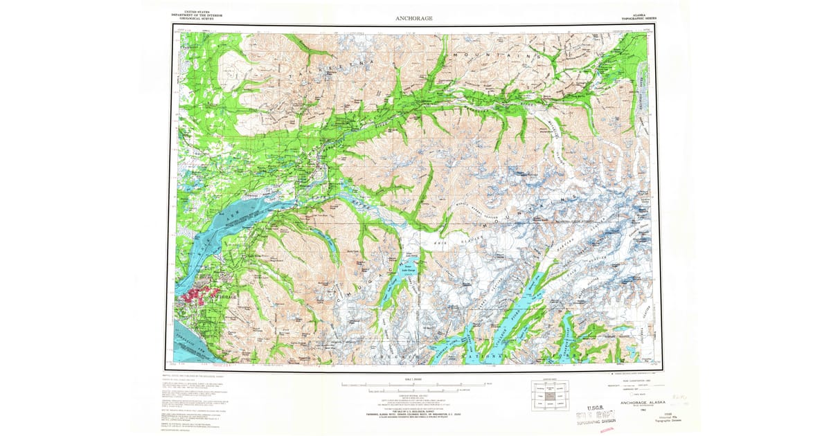 1960s Maps of Robin Hill, Anchorage | Pastmaps