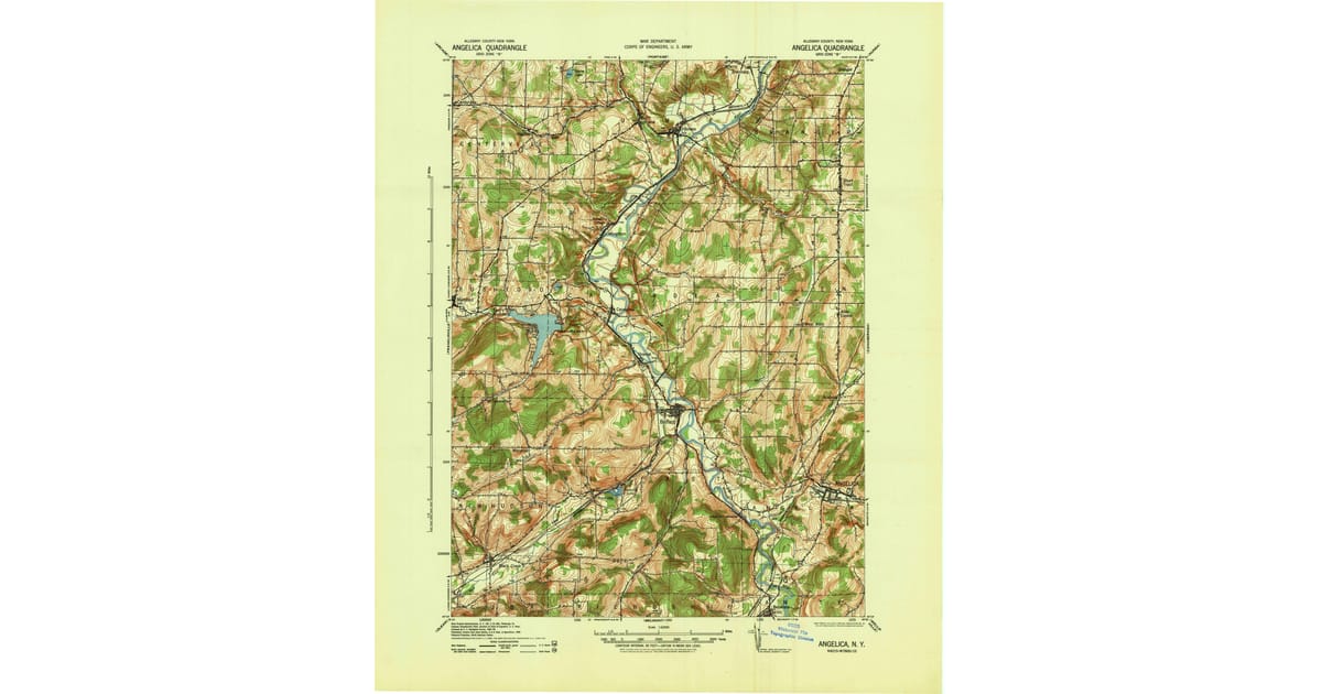 1940s Maps of Centerville, NY | Pastmaps