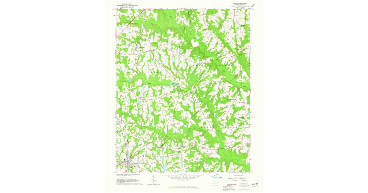 1960s Maps of Elliott Landing, Wake County | Pastmaps