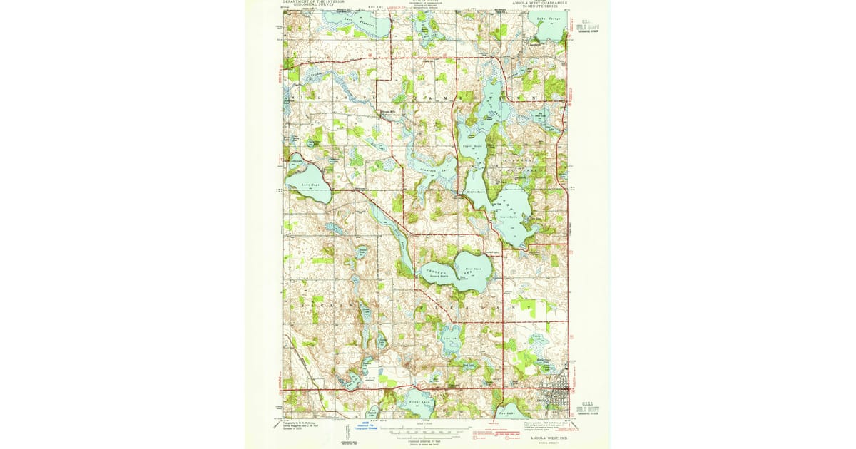 Old Maps of Jamestown, IN | Pastmaps